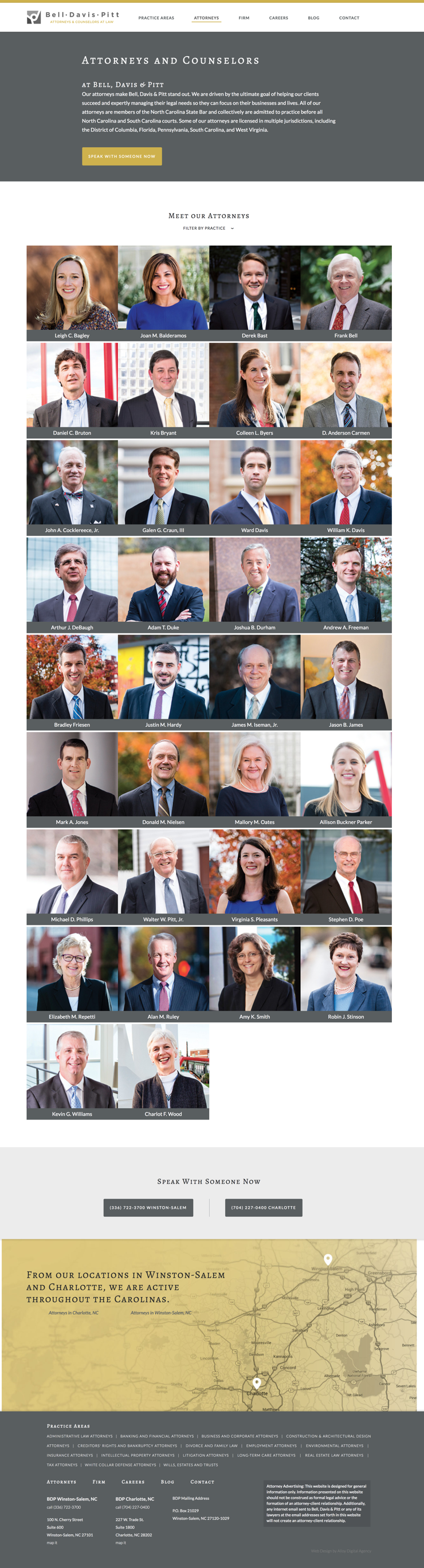 Bell, Davis & Pitt | Alloy Design + Development